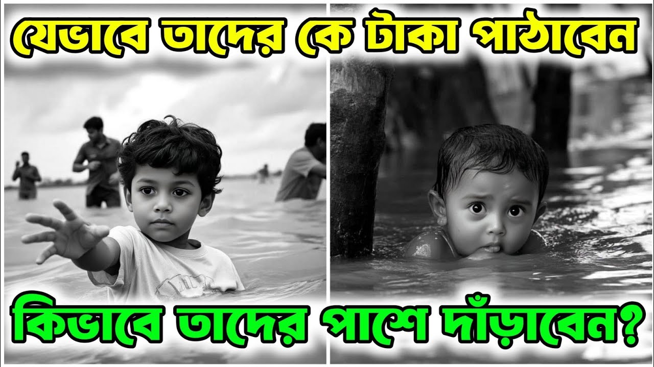 কিভাবে বন্যার মানুষ কে টাকা পাঠাবেন। Bonna News | Flood Bangladesh ...