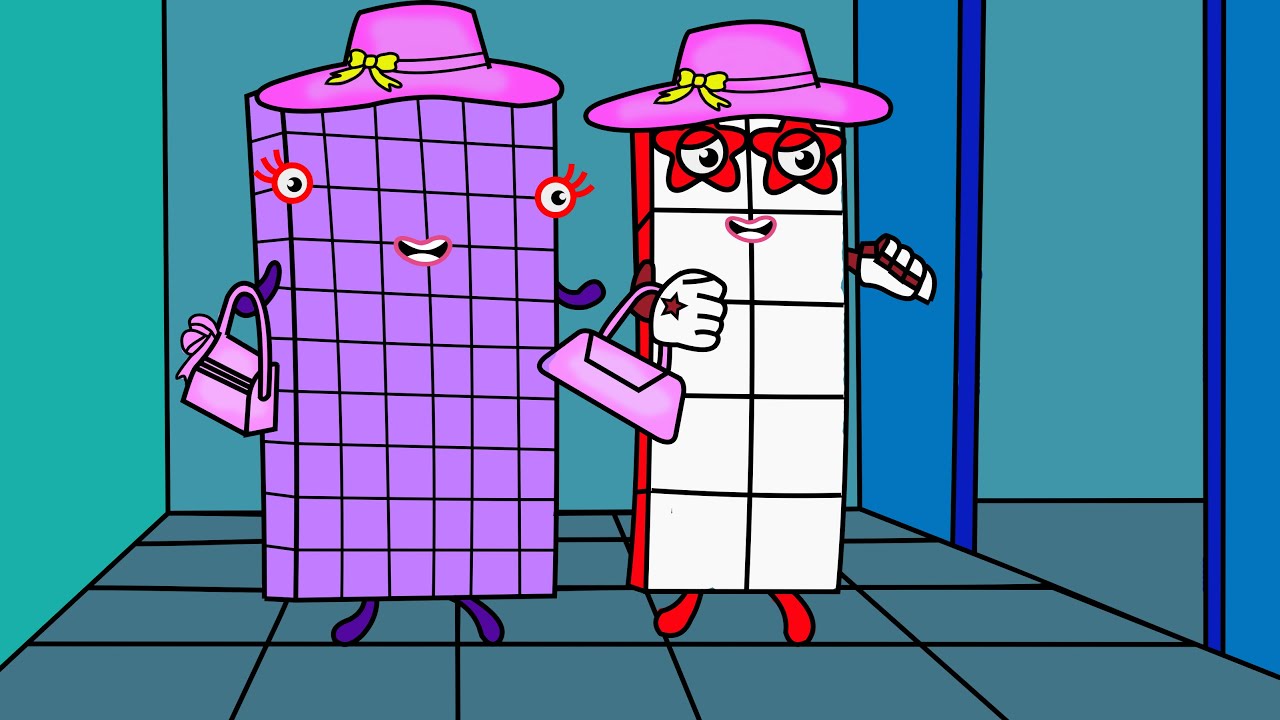 Numberblock 10 and 60 having fun walking - Numberblocks Fanmade ...