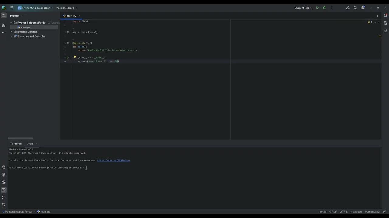Boilerplate Flask App - YouTube
