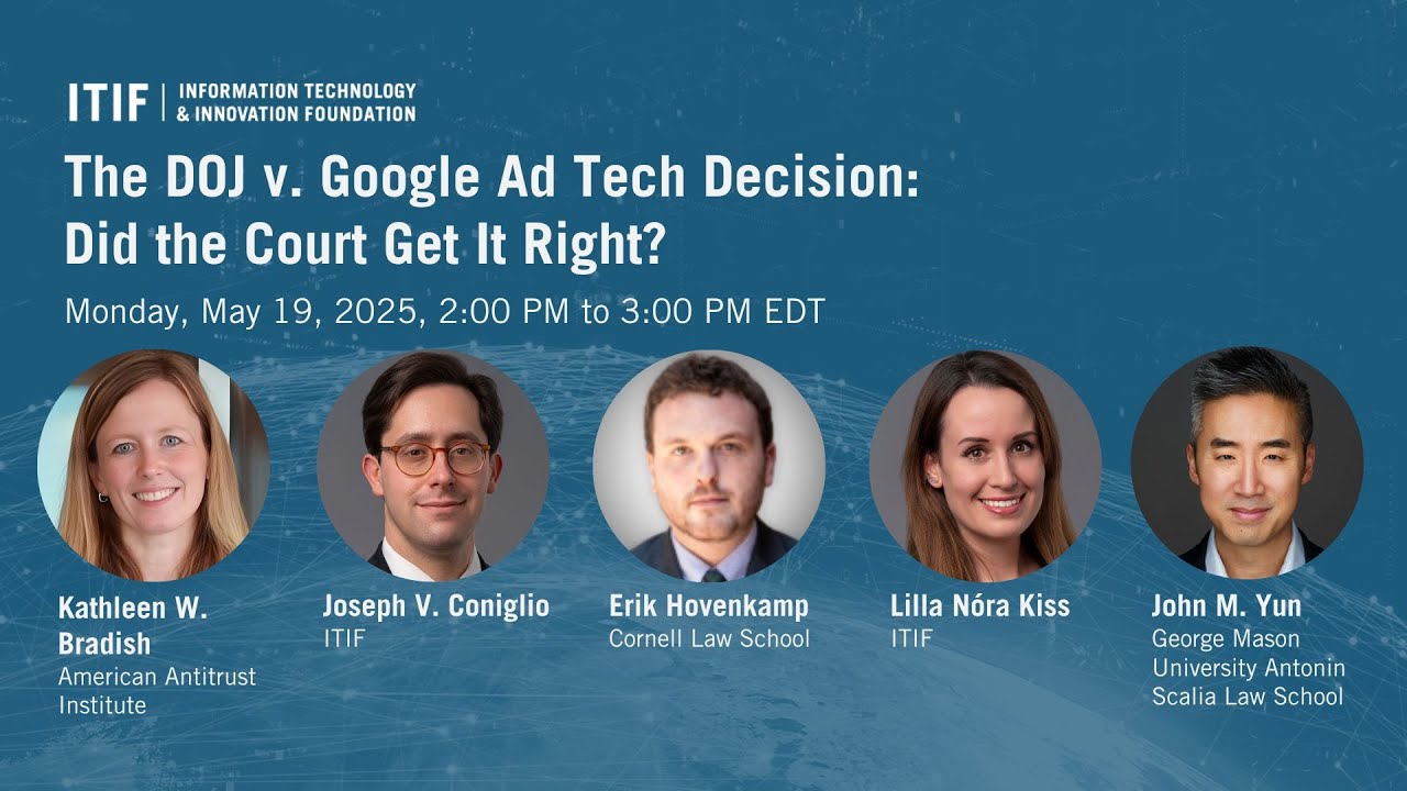The DOJ v. Google Ad Tech Decision: Did the Court Get It Right? - YouTube
