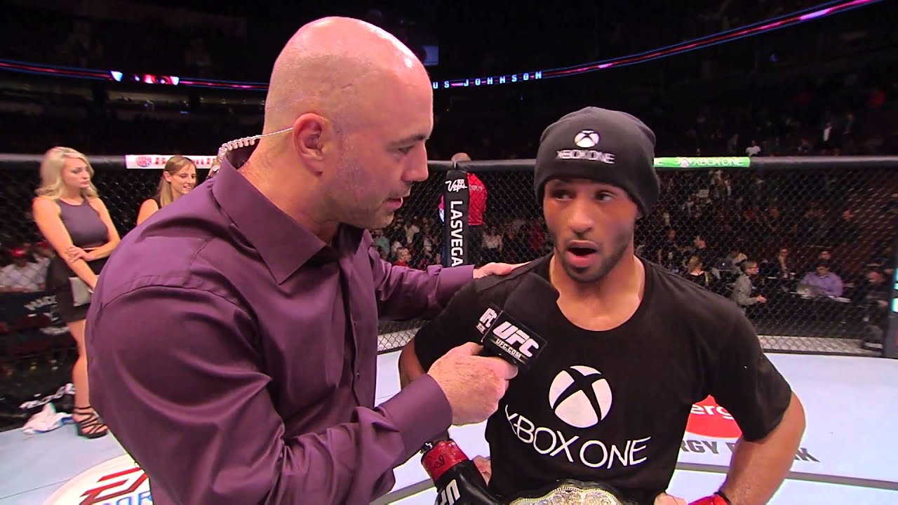 UFC 174: Demetrious Johnson Octagon Interview - YouTube
