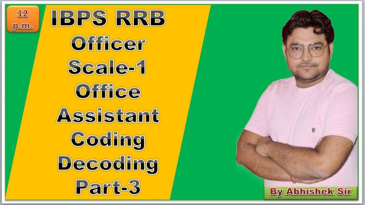 Coding And Decoding Part 3 Ibps Rrb Reasoning Class 7 Youtube 8976