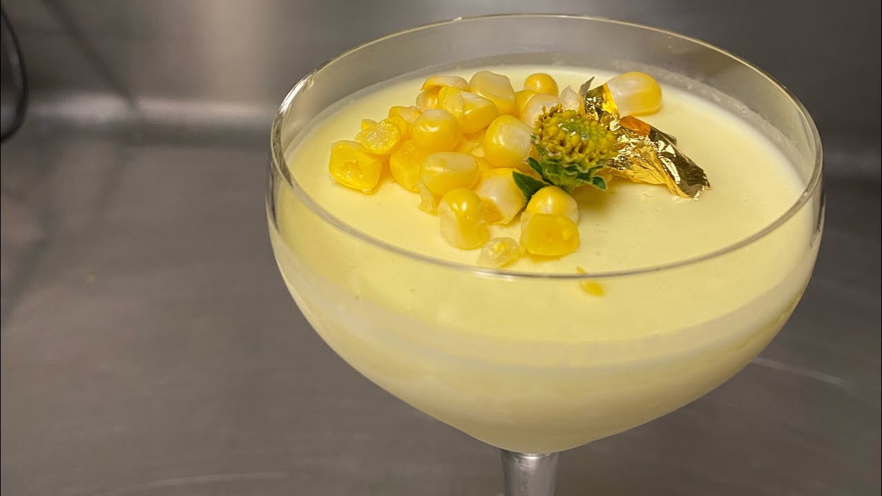 Stage 1 and 2 how to make corn panda cotta - YouTube