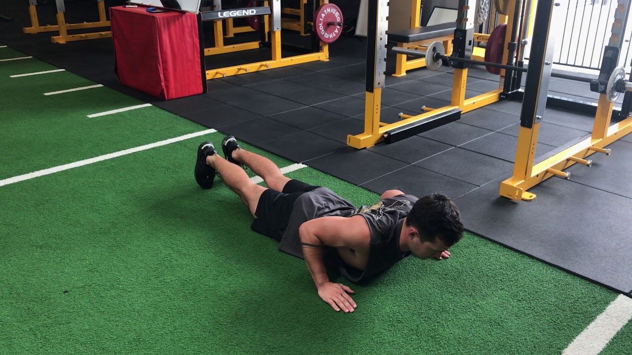 Prone Thoracic Extensions - YouTube