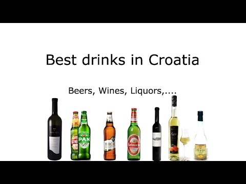 Top 20 Drinks In Croatia (Beers, Wines,Brandy) - YouTube