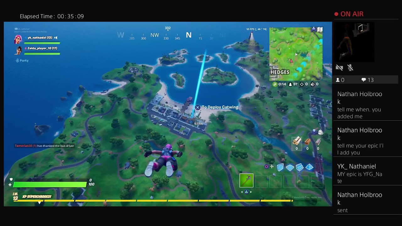 Fortnight live save the world and battle royal. - YouTube