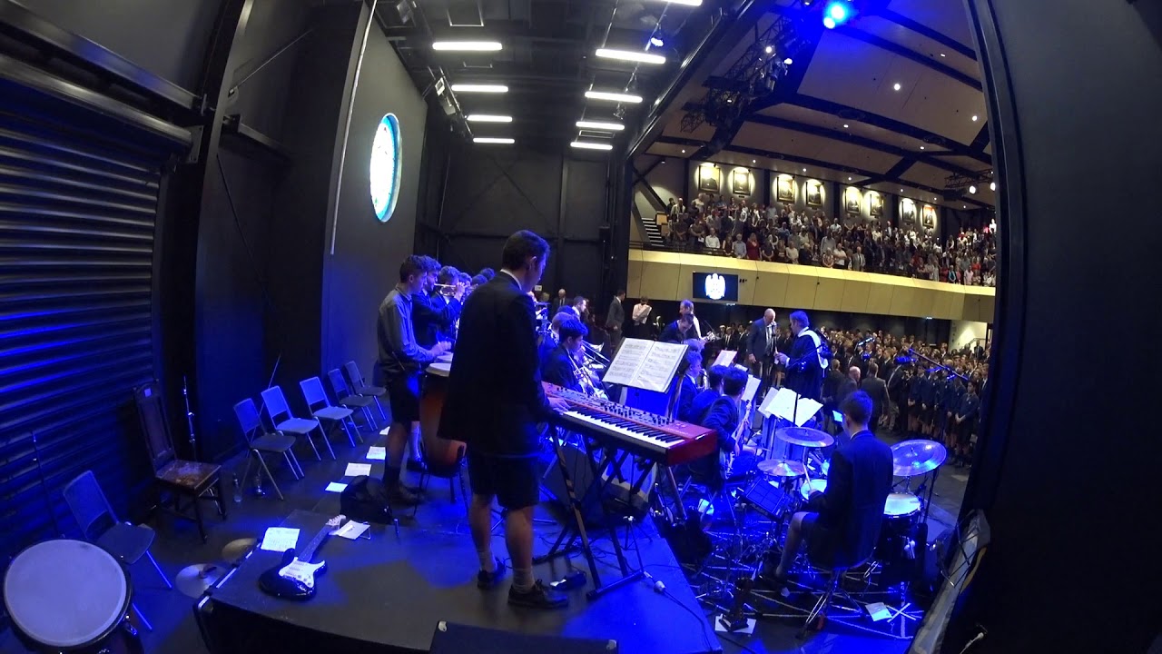 CBHS Jazz band playing in the New Hall at the Prize Giving 2017 - - YouTube
