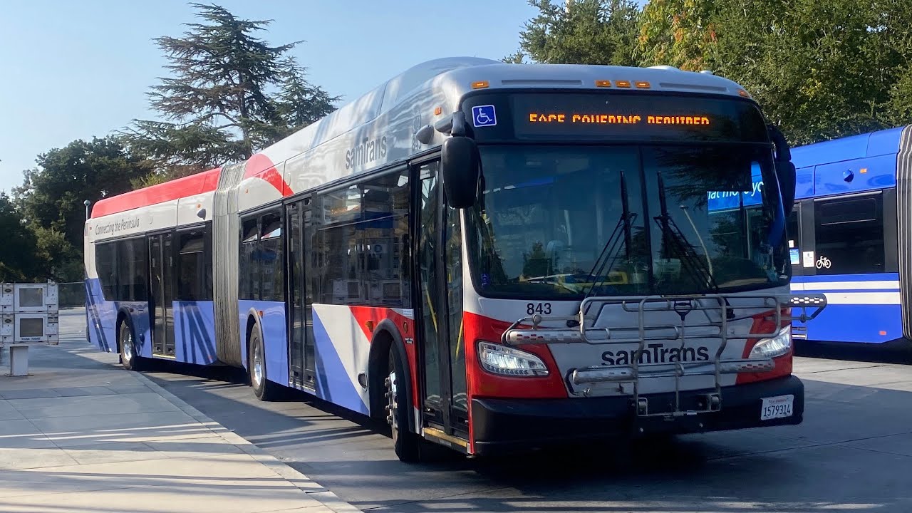 SamTrans 2019 New Flyer XD60 #843 - YouTube