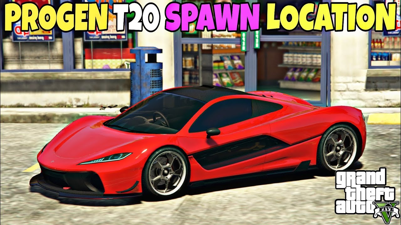 Gta 5 - Progen T20 Secret Location in Gta 5 Offline - YouTube
