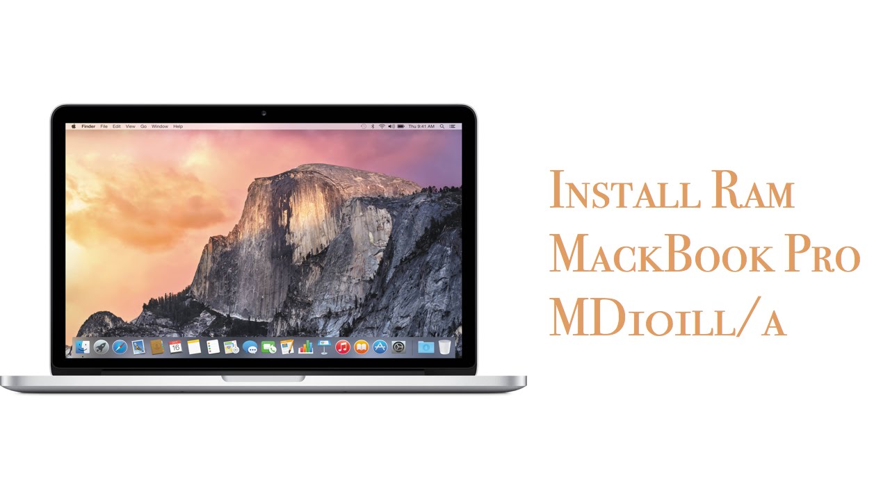 How to replace & upgrade memory ram MacBook Pro (MD101LL/A 2012) - YouTube