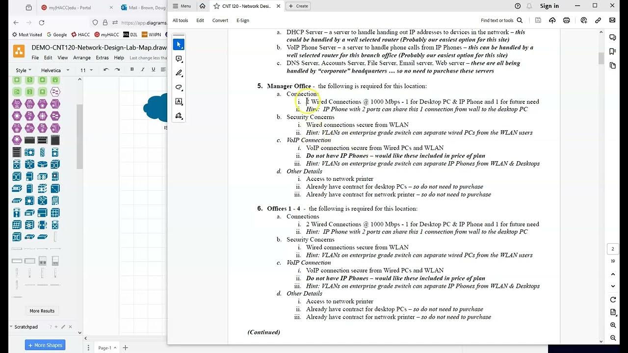 CNT120 Network Design 2 Network Map 2024 - YouTube