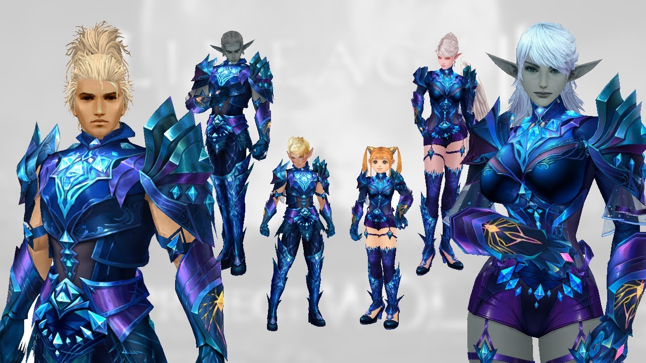💎 Blue Skin All Classes Lineage 2! - YouTube