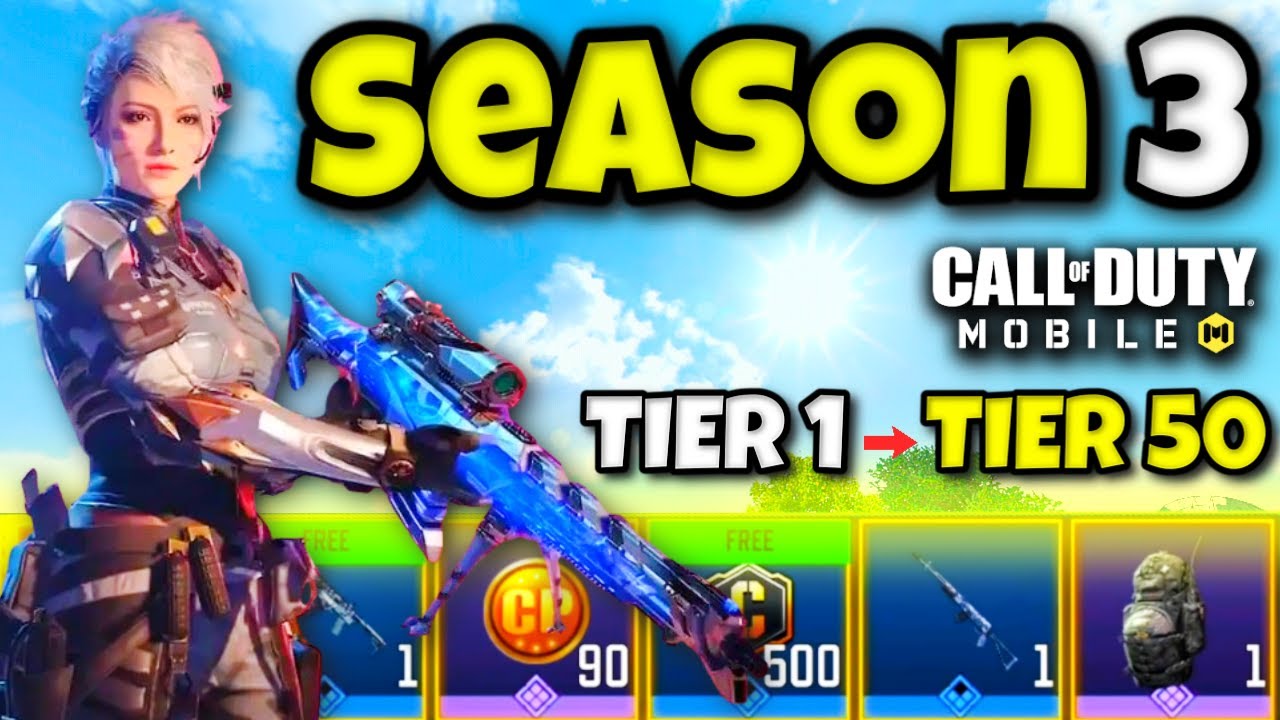 *NEW* SEASON 3 BATTLE PASS MAXED OUT in COD Mobile 🤯 - YouTube