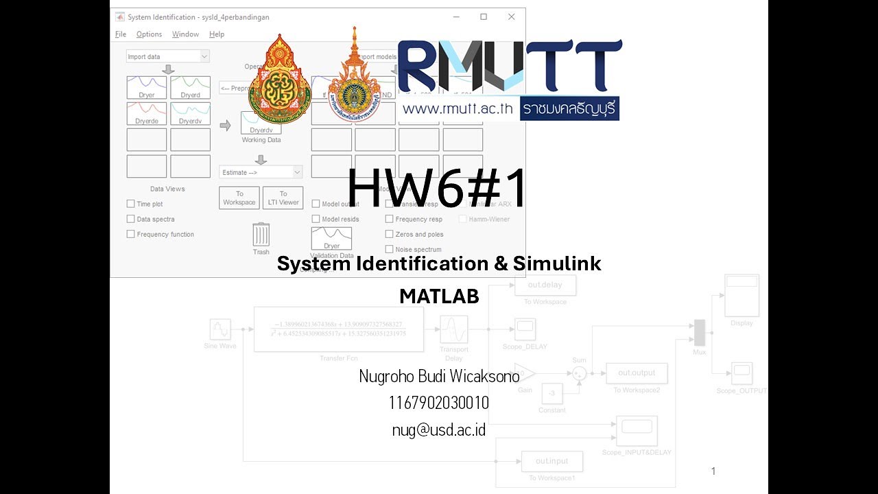HW6#1 - System Identification - YouTube
