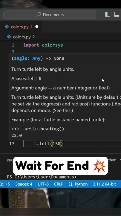 Cool Python Turtle Graphics Python Turtle Graphics Hacker Python Programming Youtube