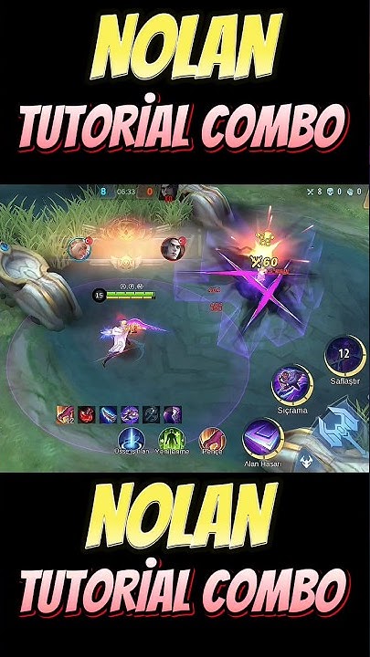 ☑️ Nolan New Hero Combo Tutorial mlbb from Ronaaa - YouTube