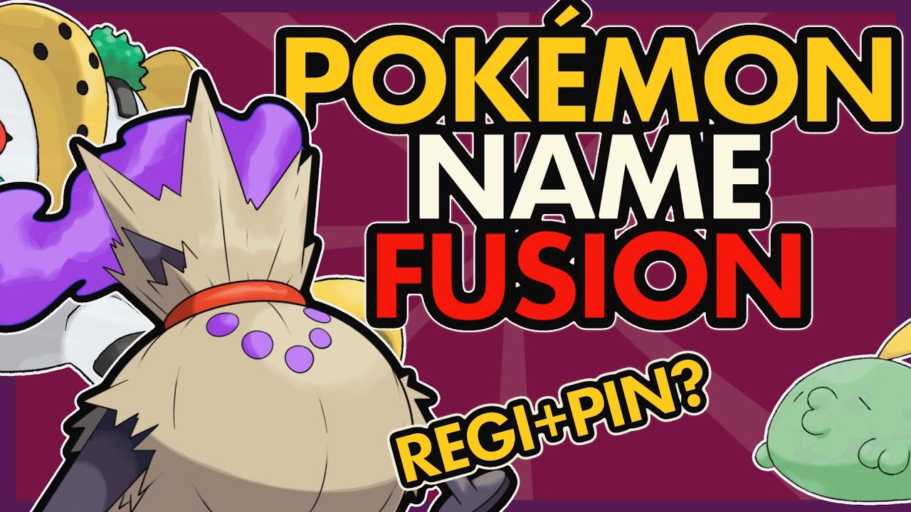 I Created NEW POKEMON and Fakemon by combining Pokemon Names! (NAME ...