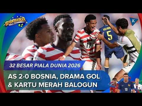 Hasil AS Vs Bosnia 2-0 Piala Dunia 2026, Folarin Balogun Cetak Gol lalu Kartu Merah!