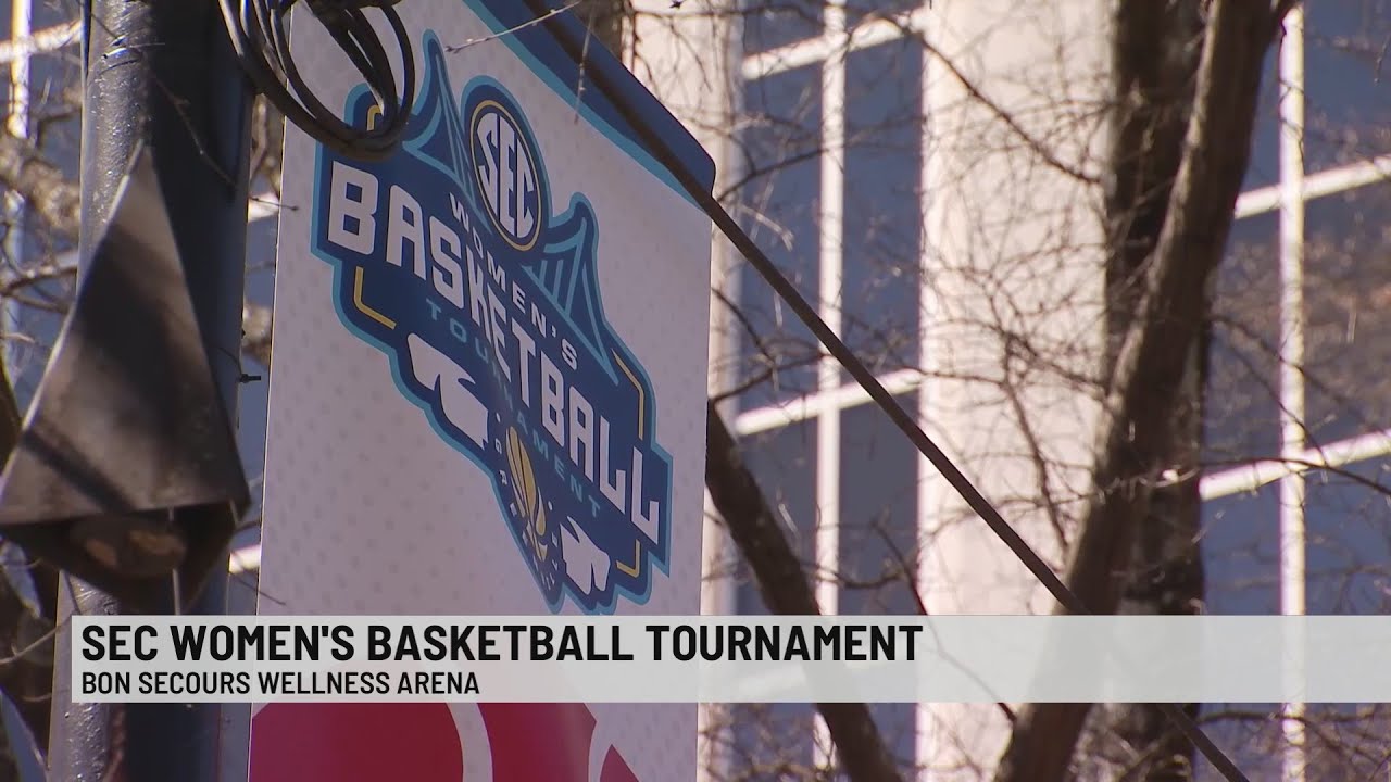 SEC Women's Basketball Tournament makes its way to Greenville - YouTube