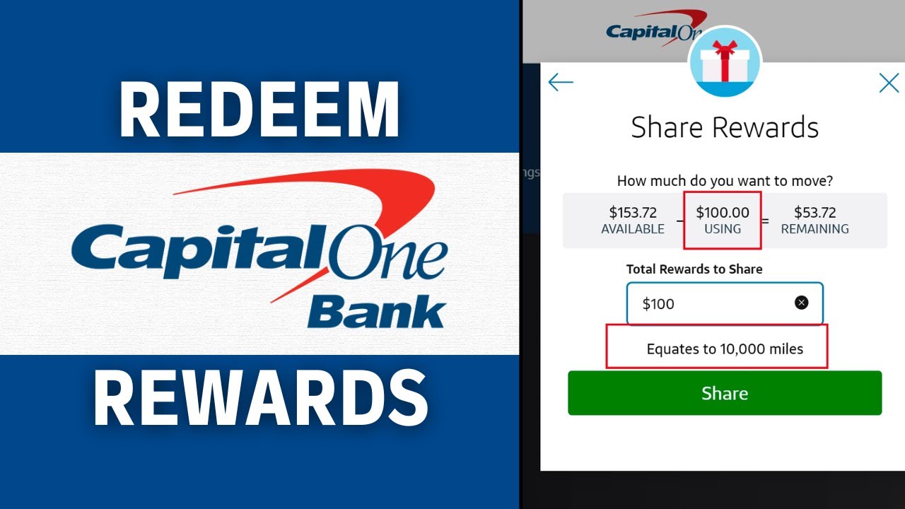 How To Redeem Your Capital One Rewards FOR CASH (WORKING) - YouTube