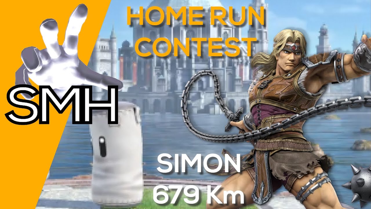 Smash Bros Ultimate - Home Run : Simon 679,243 Km - YouTube