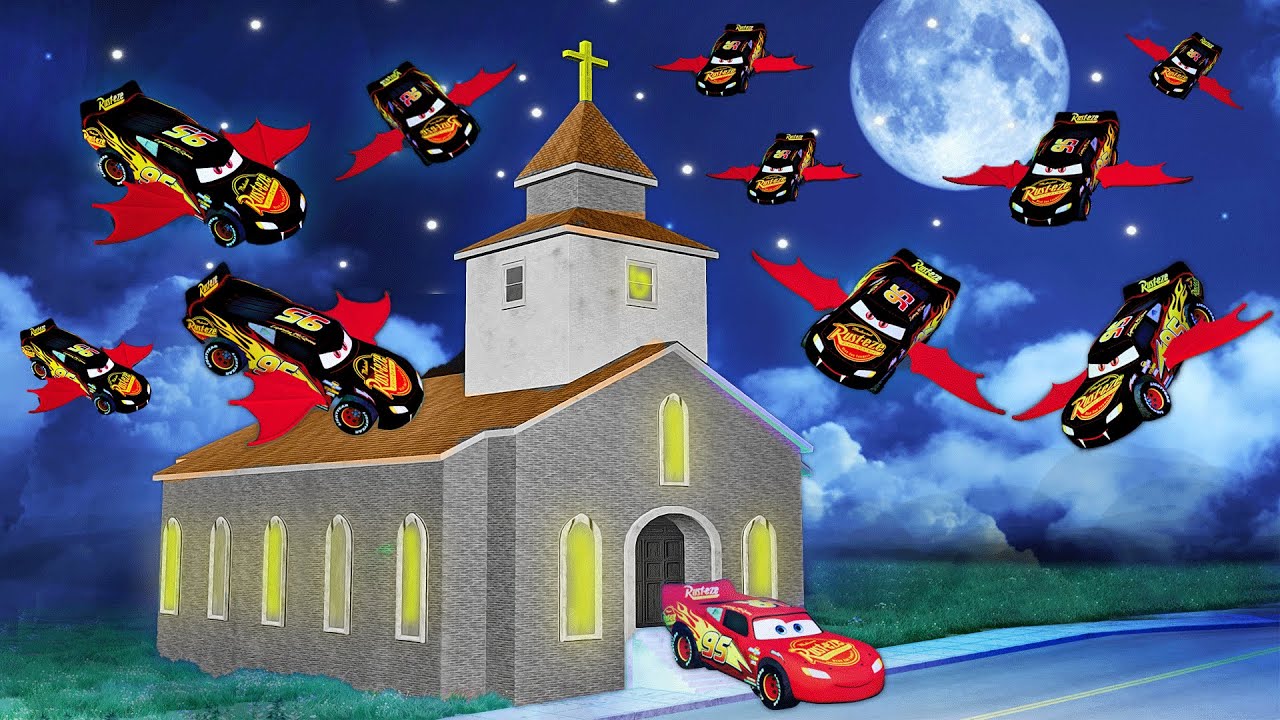 1000 VAMPIRE McQueens ATTACK THE CITY in BeamNG.drive! VAMPIRES vs ...