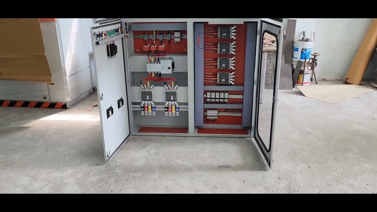 Main Distribution Control Panel for House Load 30kw - YouTube