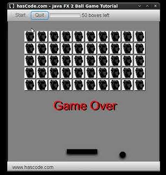 Creating a game in Java FX 2.2 - YouTube