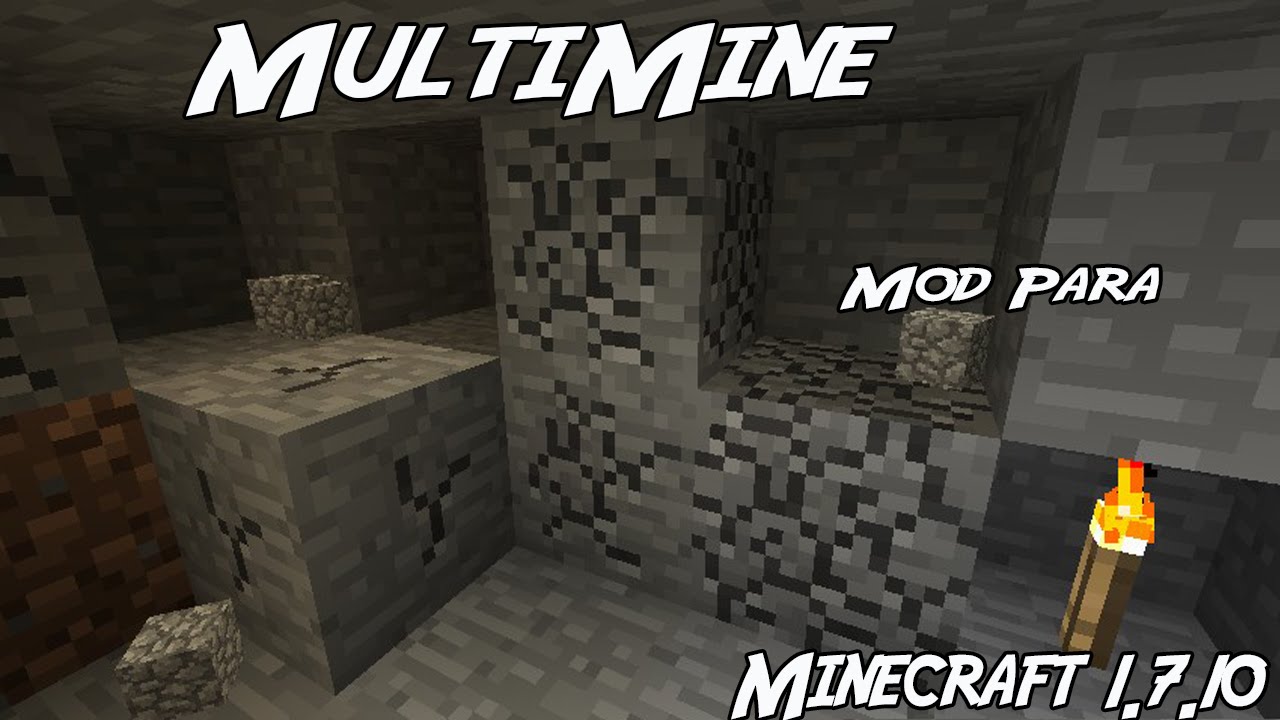 Multimine Mod Para Minecraft 1.7.10/1.7.2"Mina varios bloques wtf ...