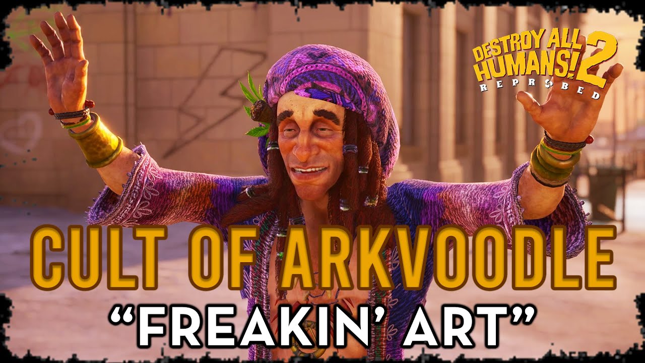 Freakin' Art - Cult of Arkvoodle Mission - Destroy All Humans! 2 ...