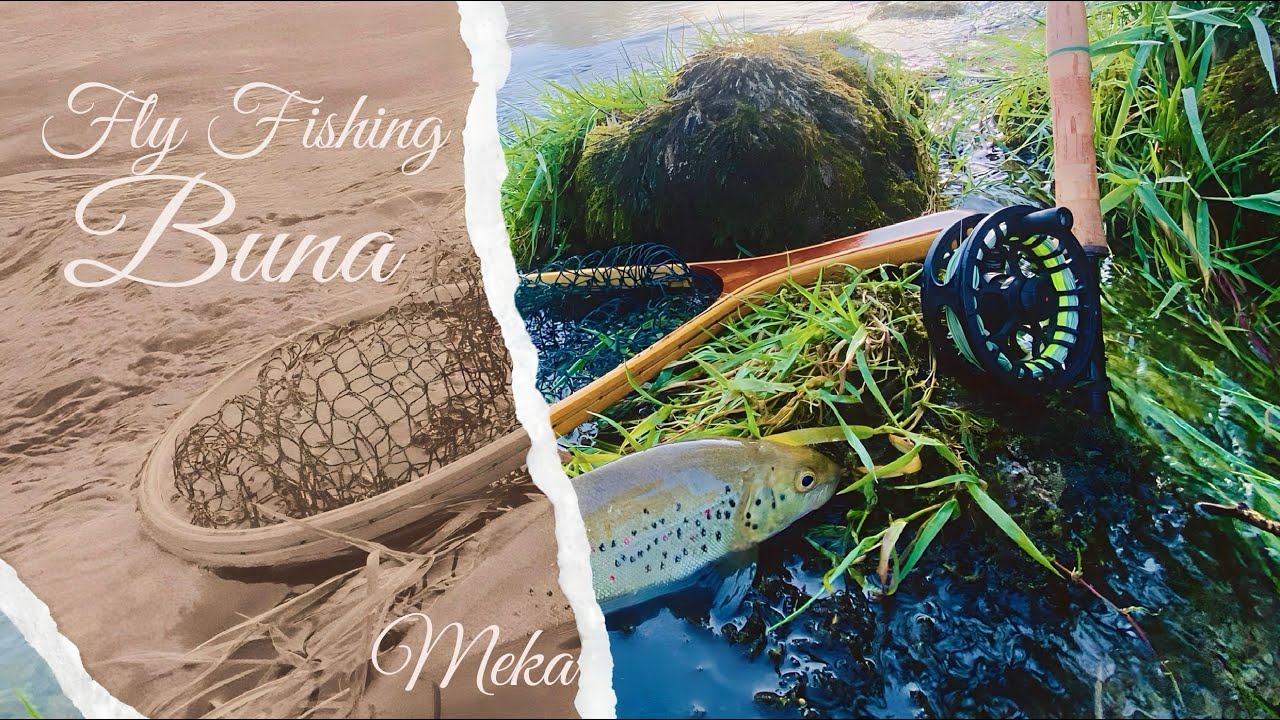 Fly fishing BUNA-Meka SOFT MOUTH trout the Queen - YouTube