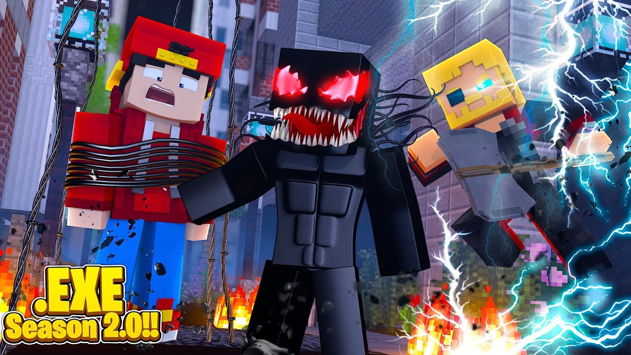 Minecraft .EXE 2.0 - THOR HELPS ROPO DEFEAT VENOM .EXE!! - YouTube
