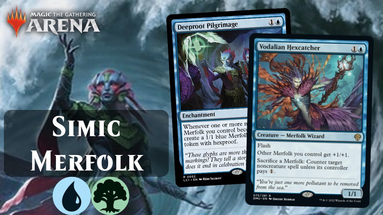 💧🌳 Updated Simic Merfolk | Explorer Ranked | MTG Arena - YouTube