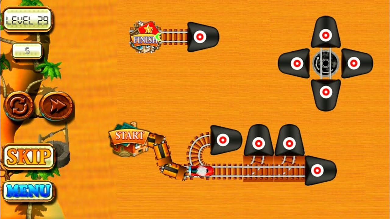 Rail Track Maze - Train Puzzle Game - Android Gameplay 98 - YouTube