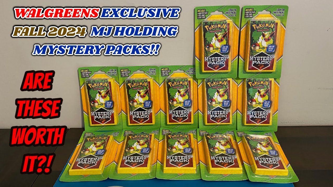 I opened 12x of the NEW Walgreens Exclusive Fall 2024 Pokemon Mystery ...