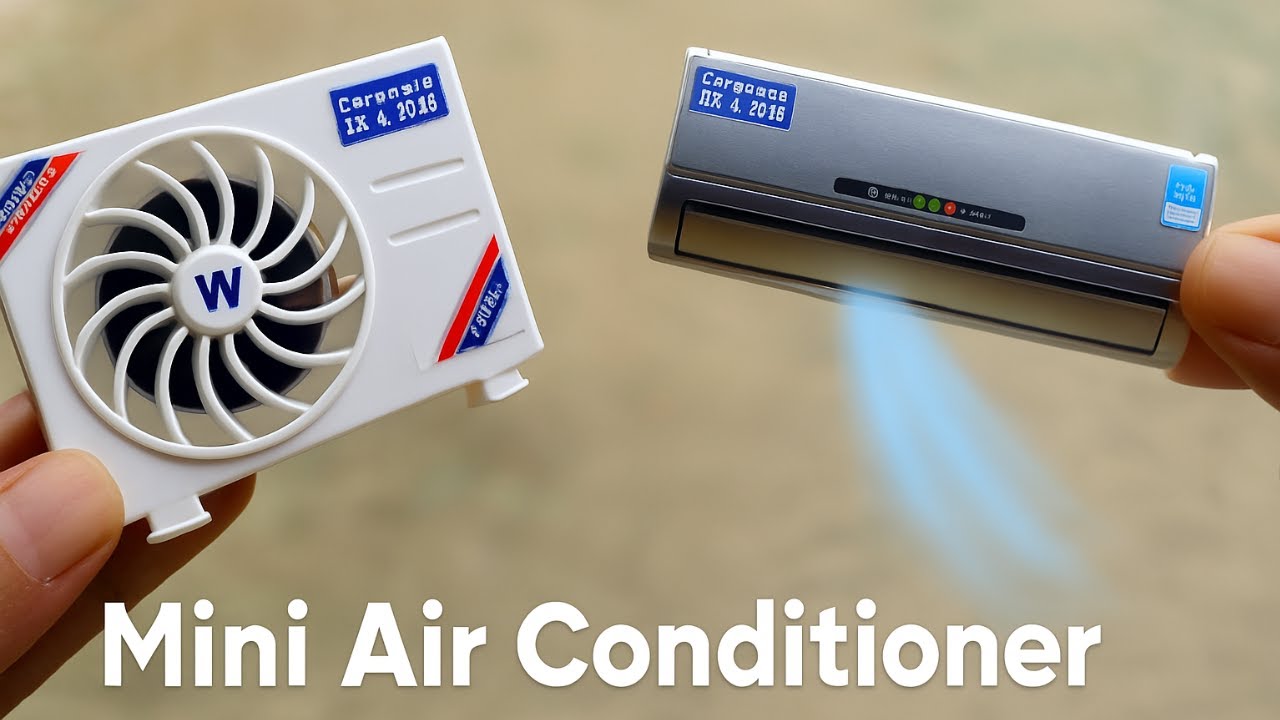 Top Small Air Conditioner Unboxing & Test Video || Best Gadgets Mini AC ...
