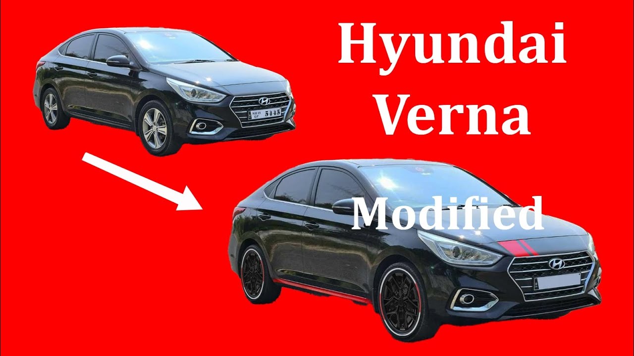 Hyundai Verna modification video - YouTube
