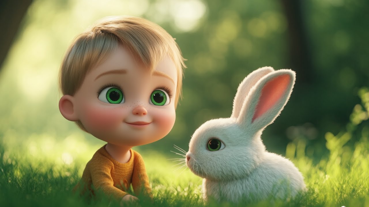 Rabbit Song for Kids | Fun Poem, Rhyme & Music | Learning with Bunny ...