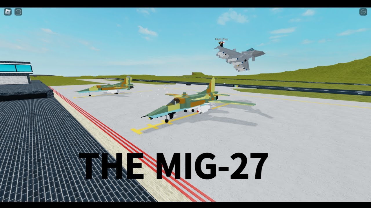 MIG-27 Showcase [Roblox Plane Crazy] - YouTube