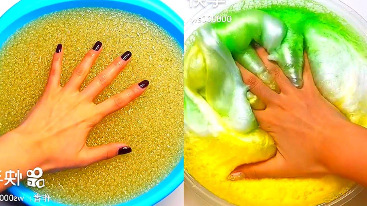 Satisfying slime videos//Most relaxing slime videos compilation ...