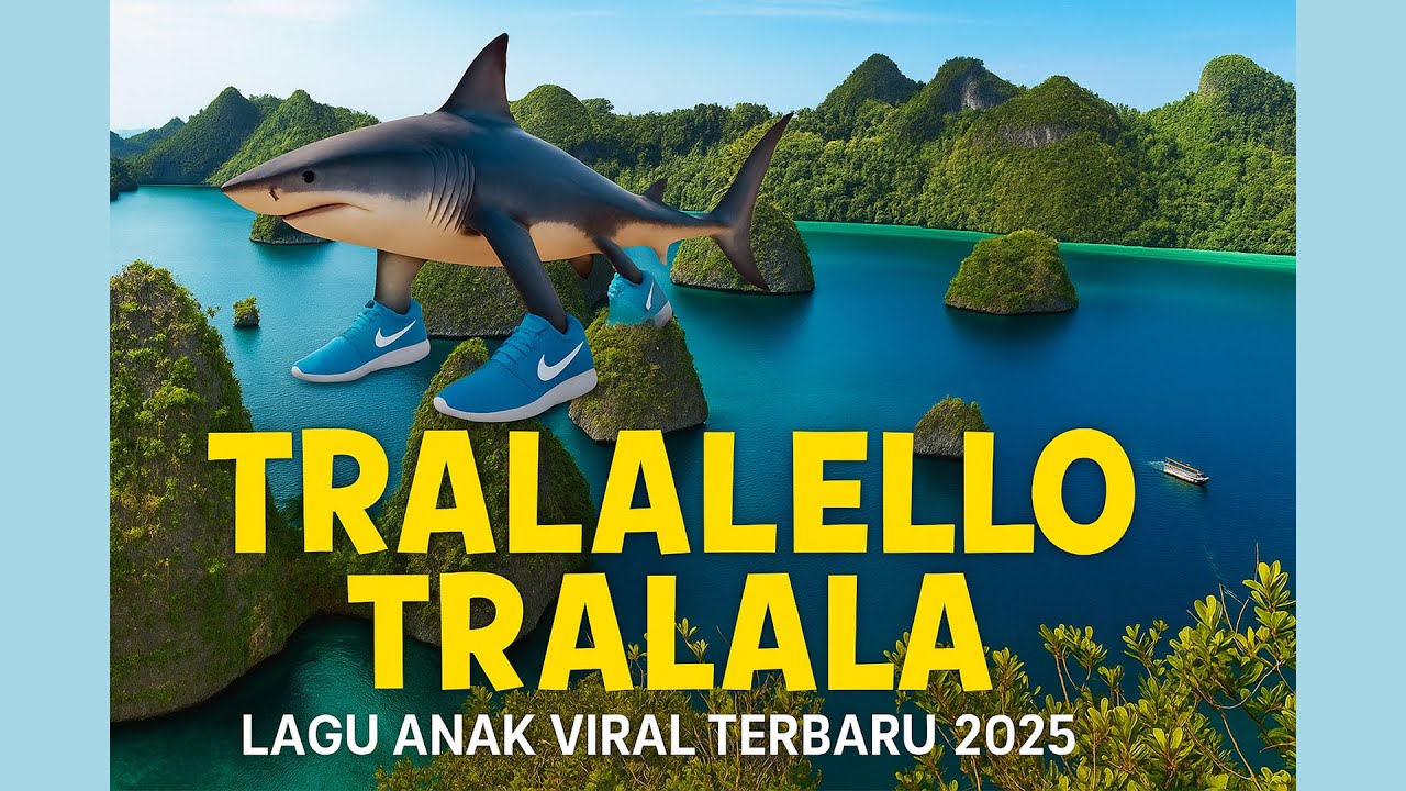 LAGU ANAK VIRAL TRALALELO TRALALA HIU LUCU DI RAJA AMPAT - MAUNG AND ...