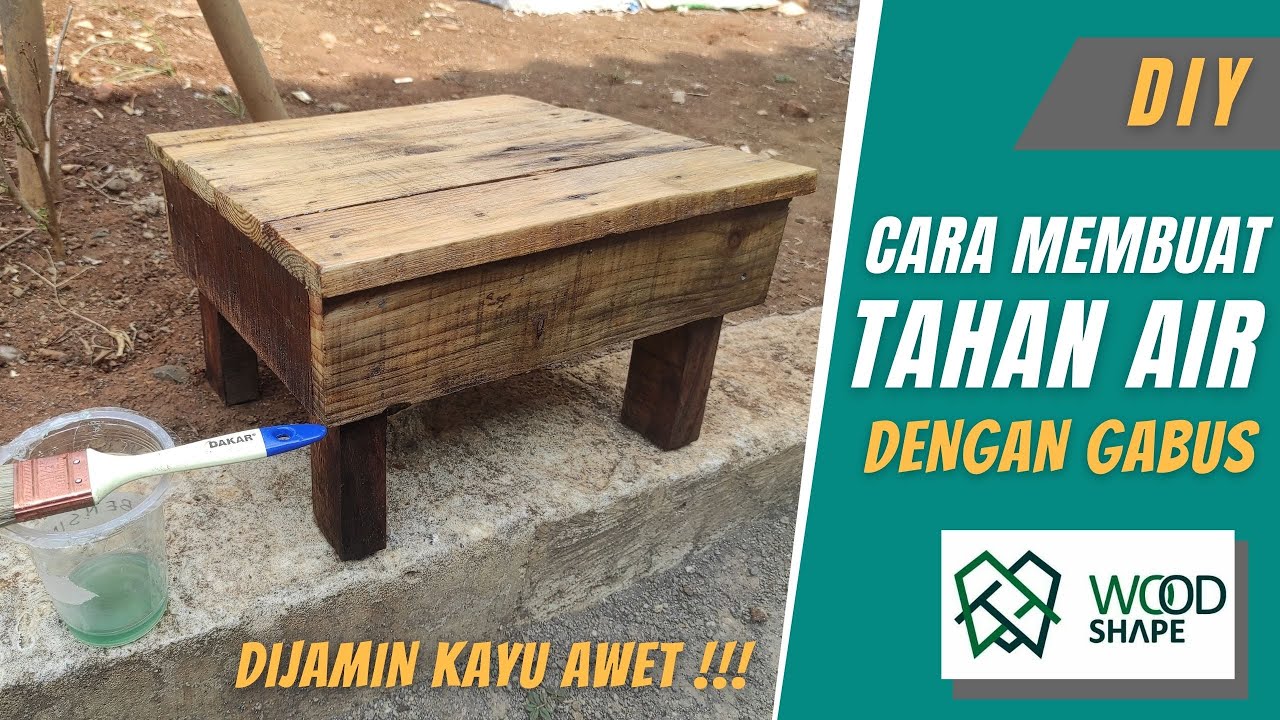 Laminasi Anti Air pada Kayu dengan Gabus - YouTube