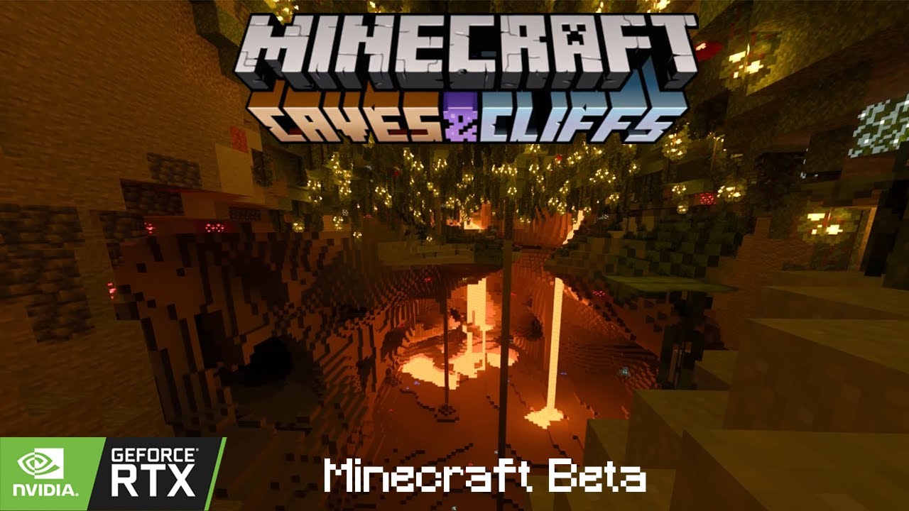 MInecraft Beta Lush Caves In RTX! - YouTube