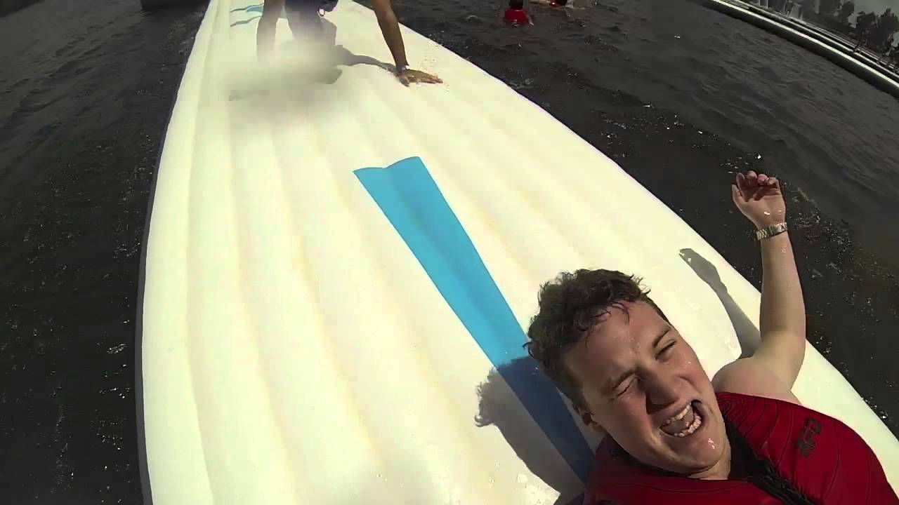 Coolum Aqua Fun Park - January 2014 - YouTube