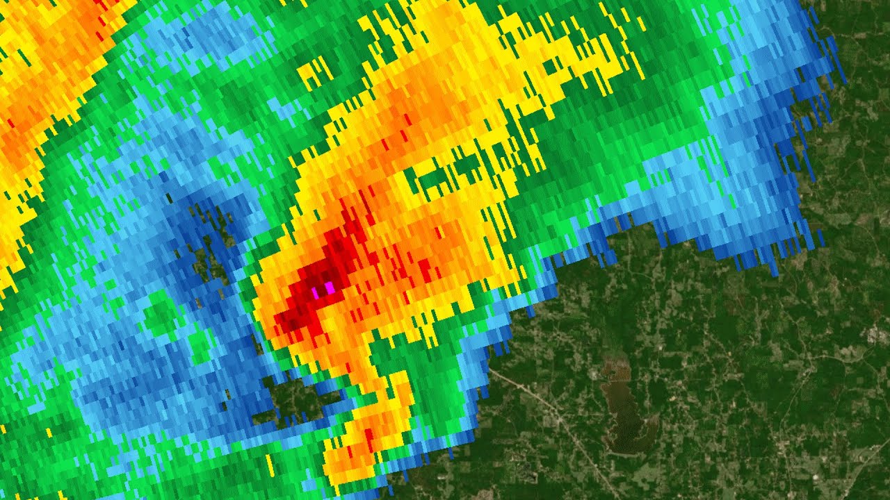2022 DeKalb, Mississippi Supercell Radar Loop - YouTube