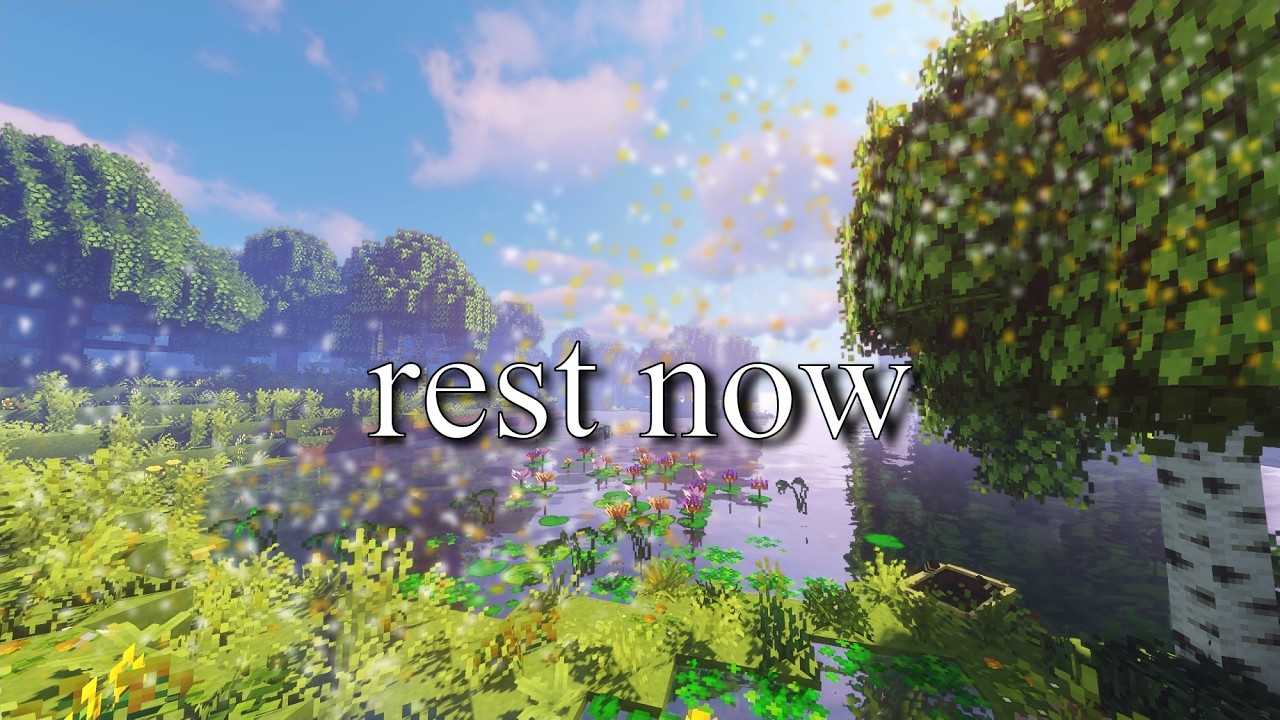 Riverside Rest | 🦗 1 Hour of Peaceful Modded Minecraft Ambience - YouTube