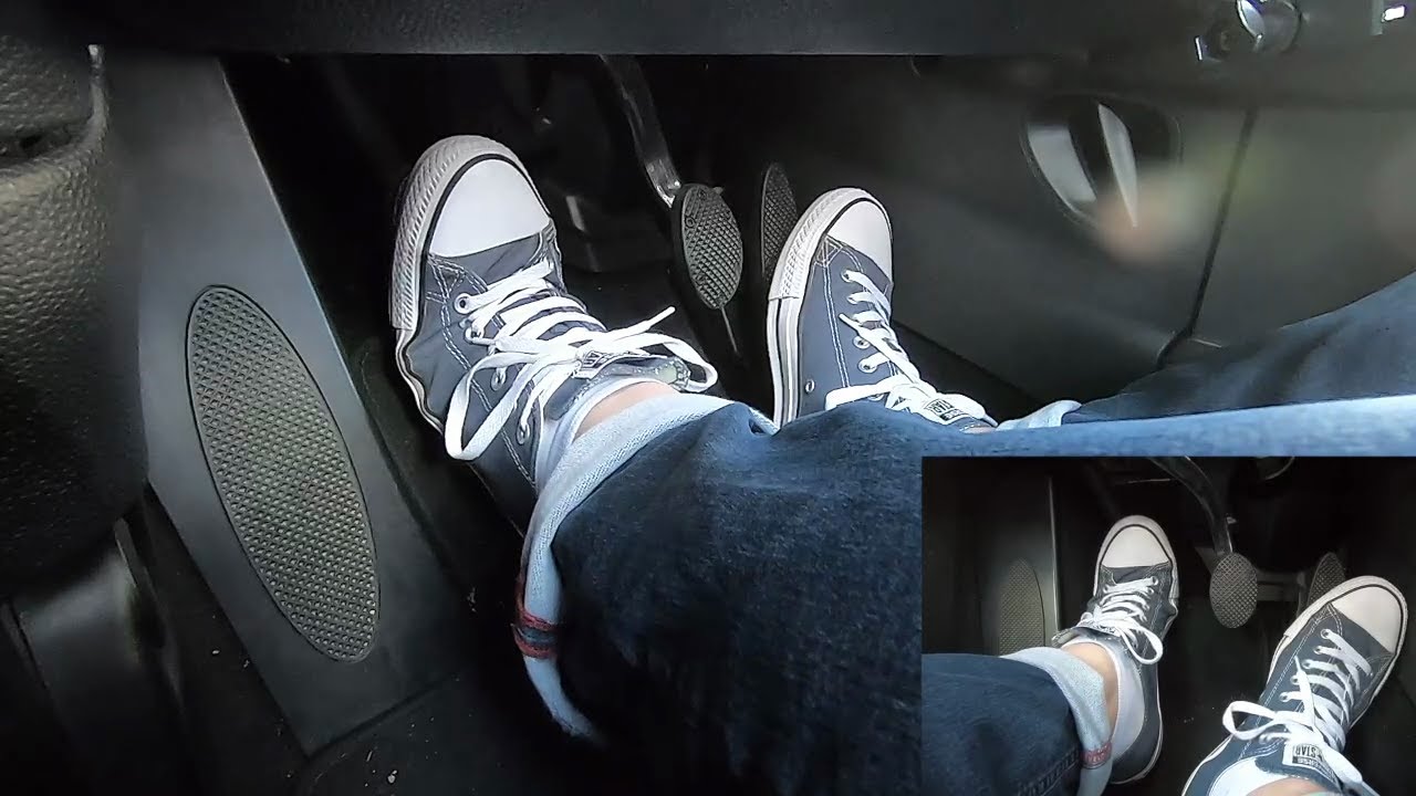 Pedal Pumping #321: Driving BMW Mini with Converse Chucks in Socks ...