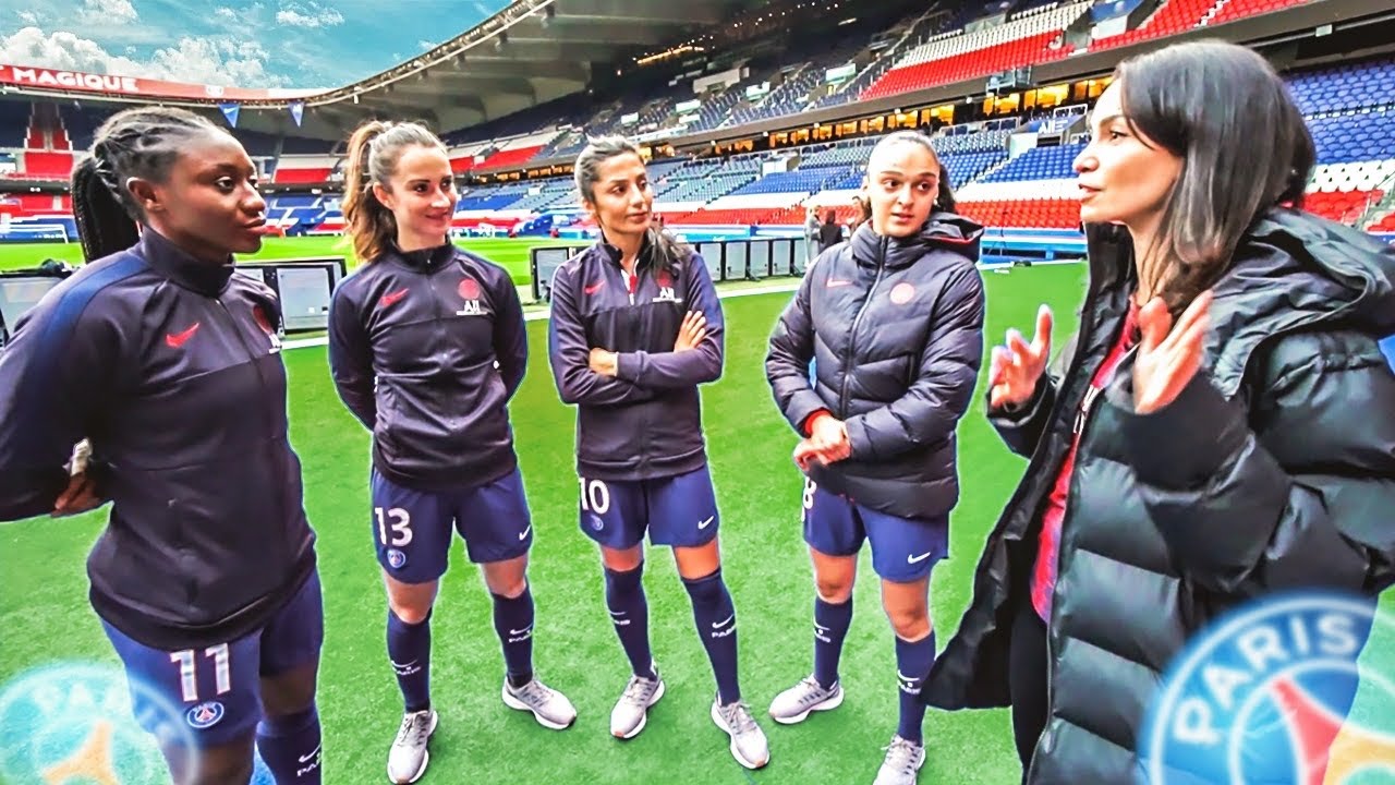 JE DÉFIE LES JOUEUSES DU PSG ! - YouTube