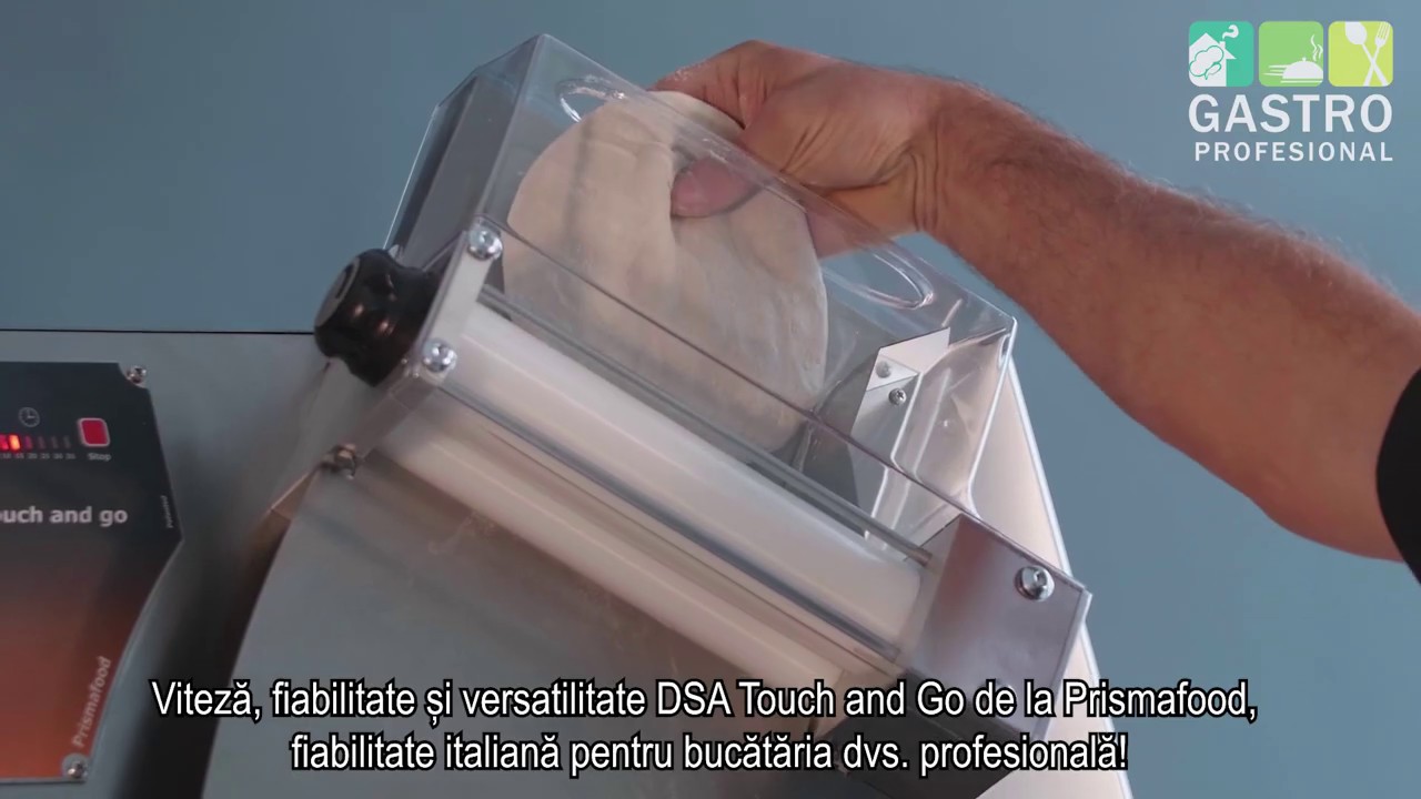 Formator aluat pizza DSA 420 TGO, 585x435x790 mm - YouTube