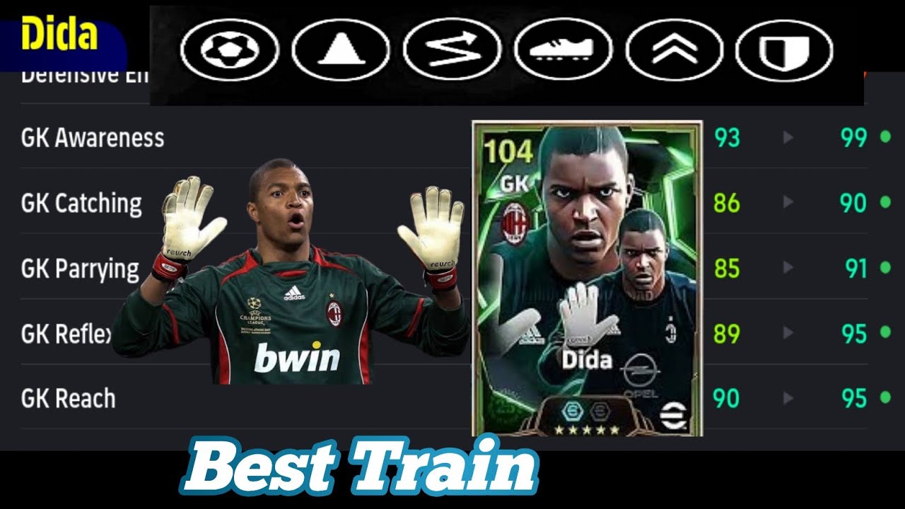 How To Train Best Way 104 Rated Dida in efootball 2025 mobile || # ...